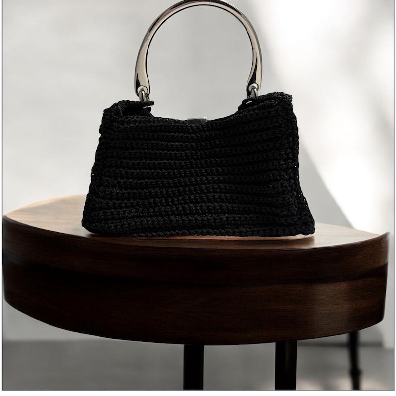 Hand Crochet Evening Bag - Etsy