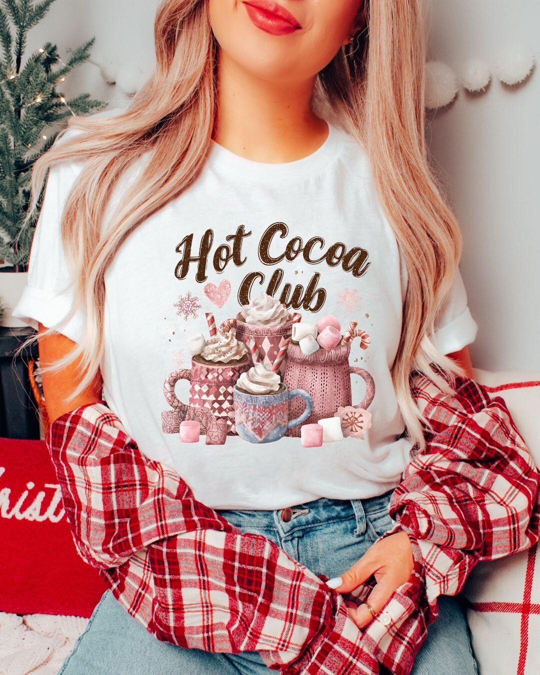 Hot Cocoa Club Clipart | Winter Mugs PNG JPG (digital Download) - Etsy