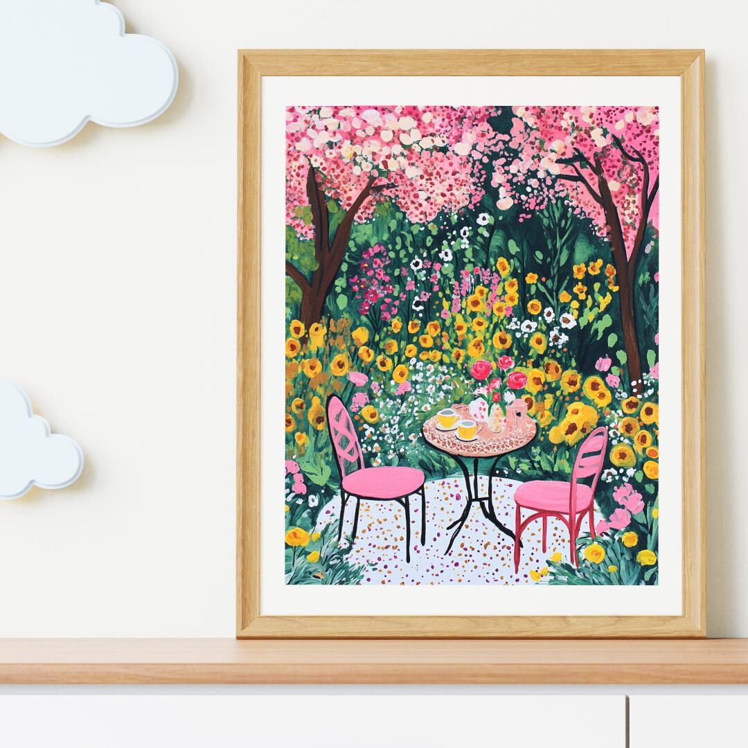 Bold Floral Wall Art Print Set – 10 Colorful Wildflower Digital ...