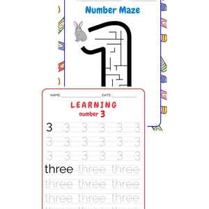 Numbers 1-10 Preschool Worksheet | Printable Counting Activity for Kids ...