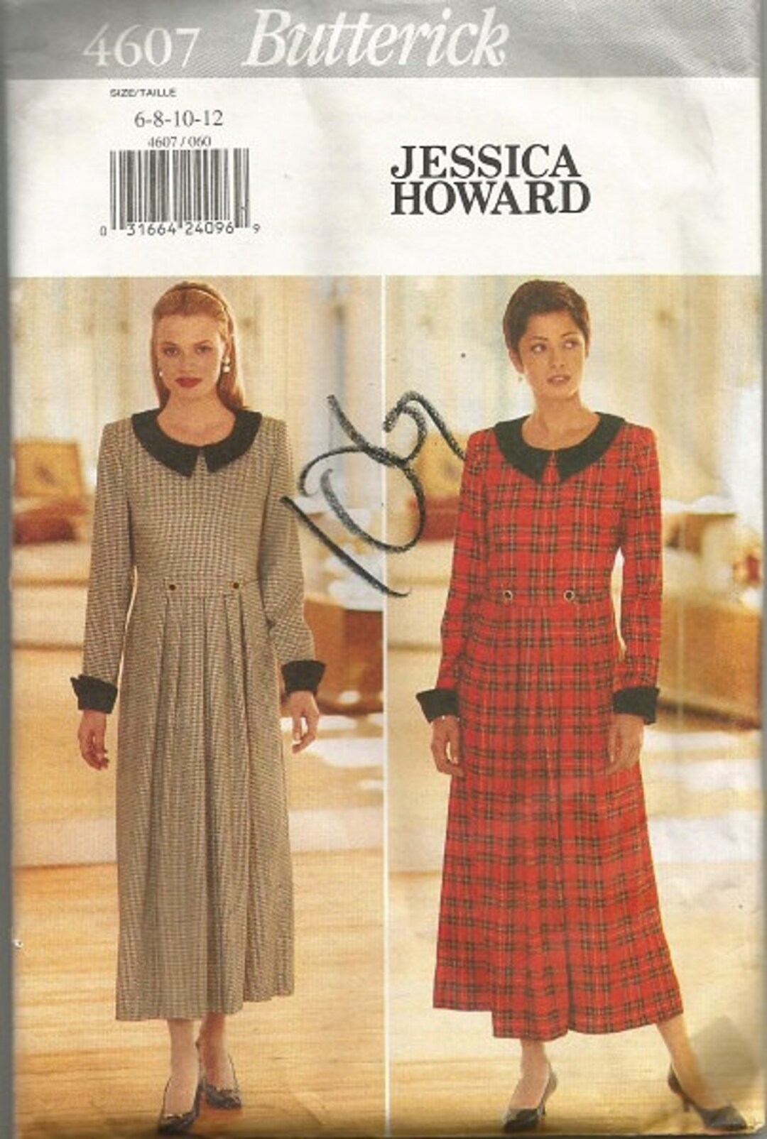 Butterick 4607 Jessica Howard Dress Pattern SZ 14-18 - Etsy