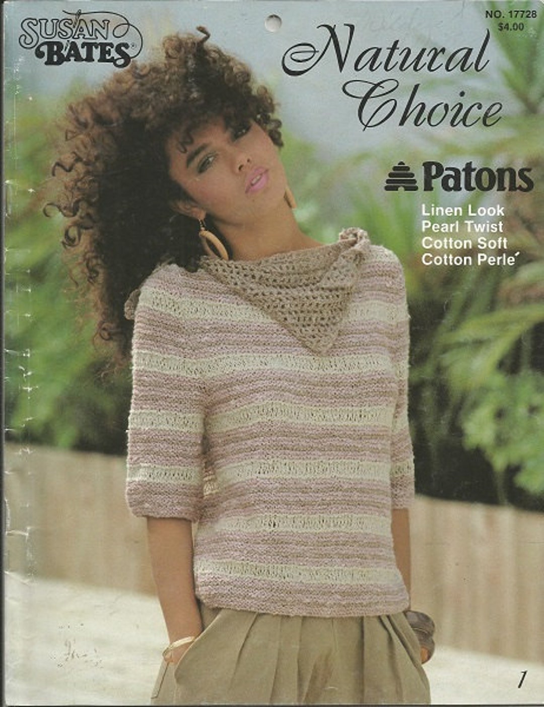 Vintage Susan Bates for Patons "natural Choice" Knitting and Crochet ...