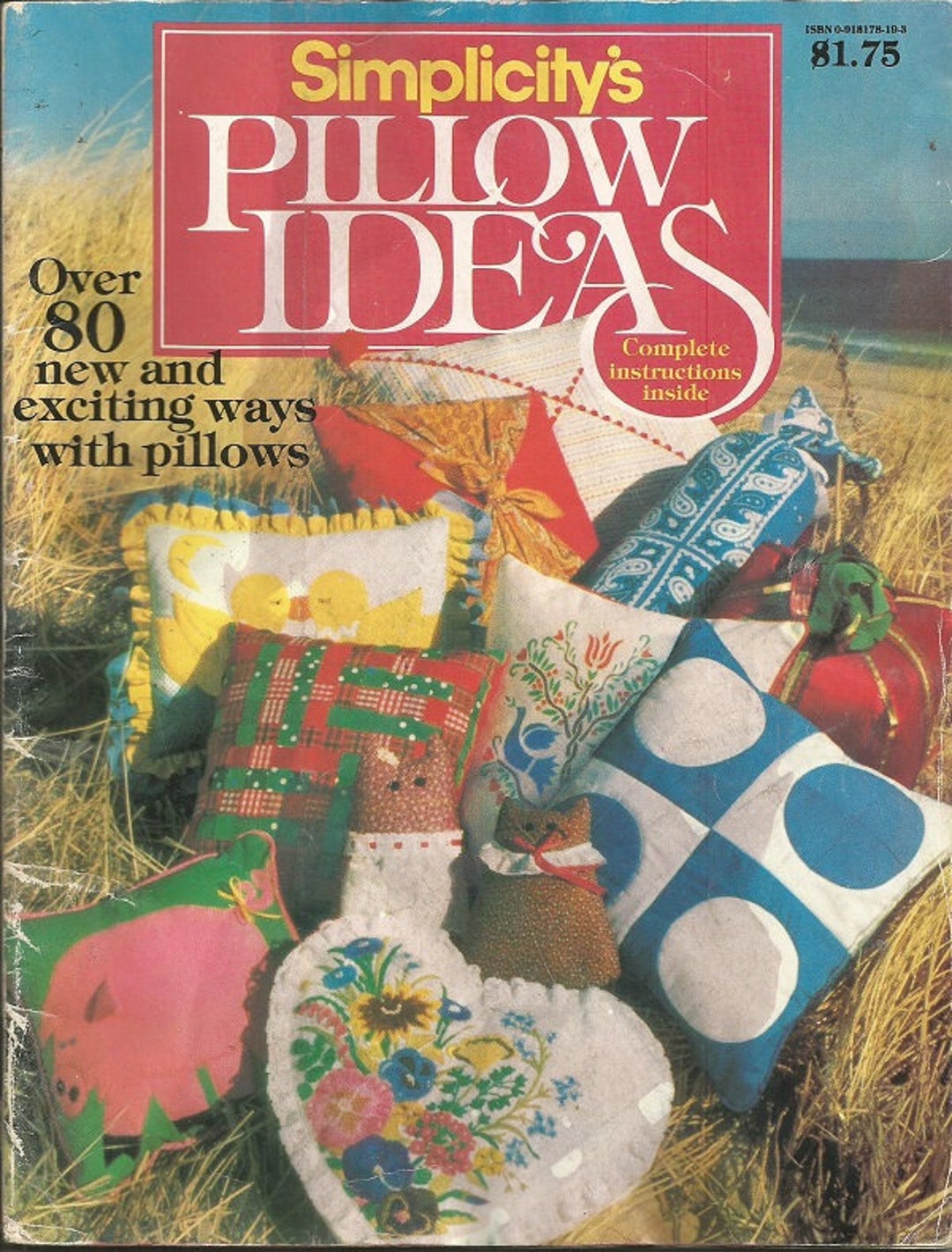 Vintage Simplicity's Pillow Ideas Magazine - Etsy