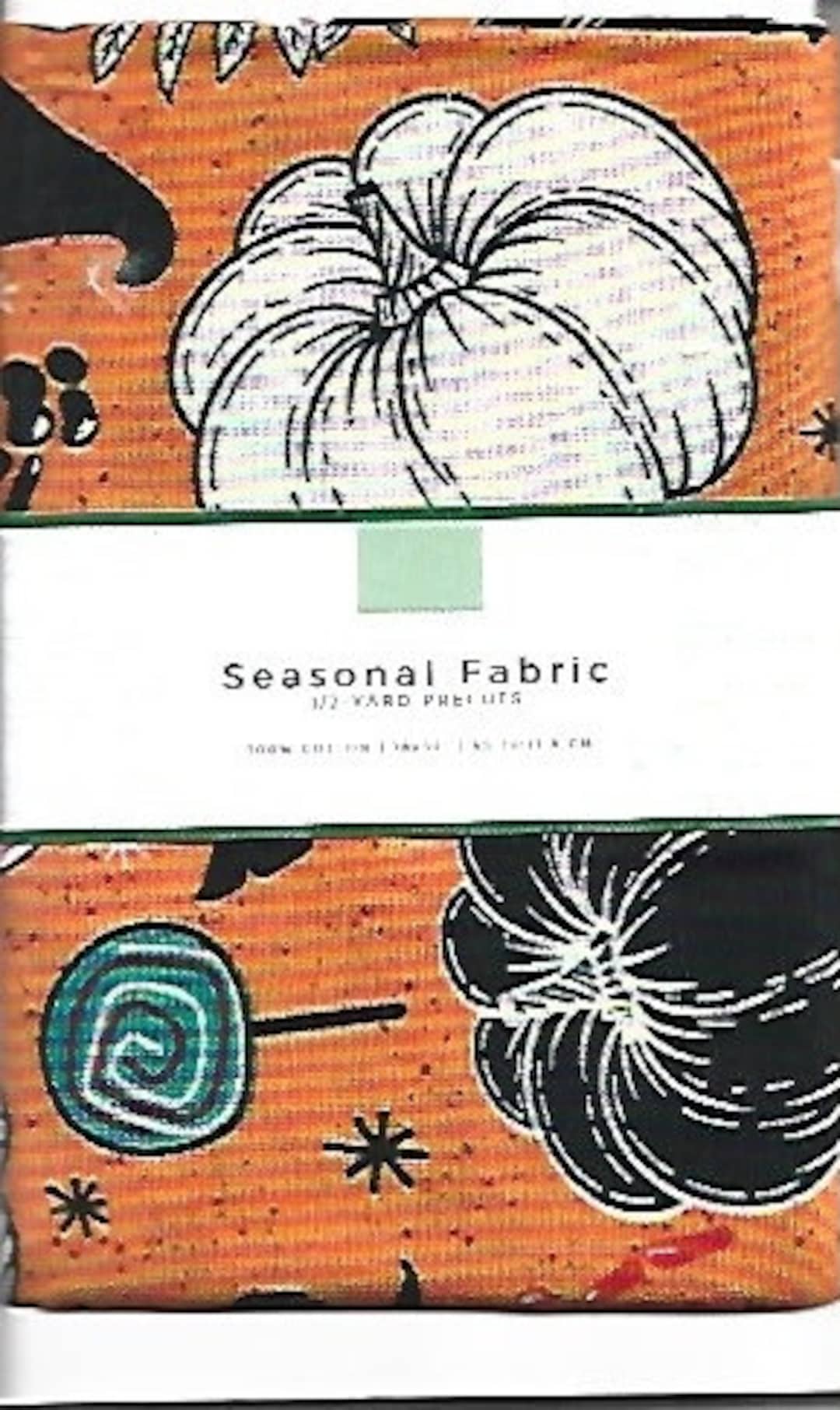 David Textiles Halloween/fall Fabric 1/2 Yard Precut - Etsy