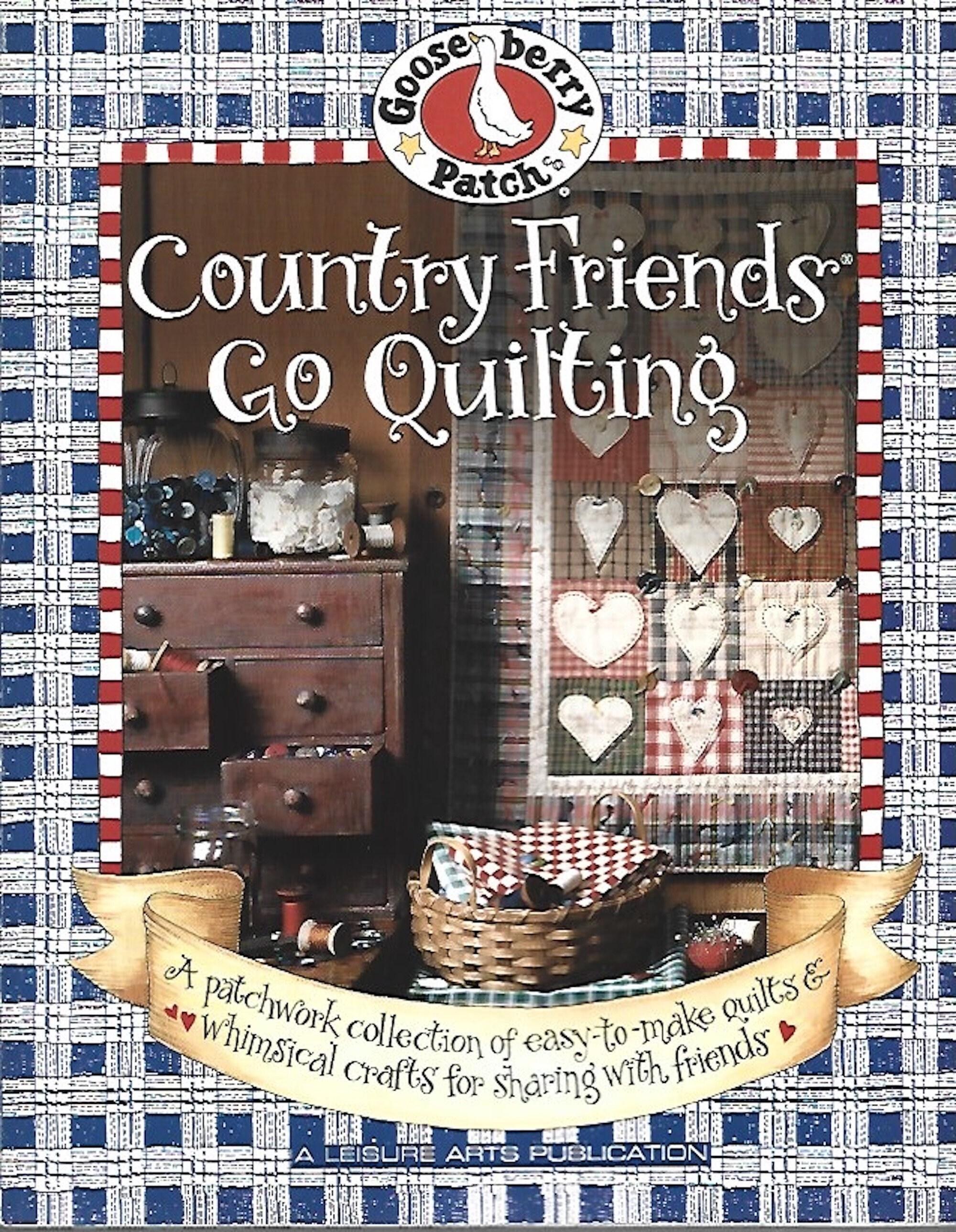 Gooseberry Patch country Friends Go Quilting Book - Etsy