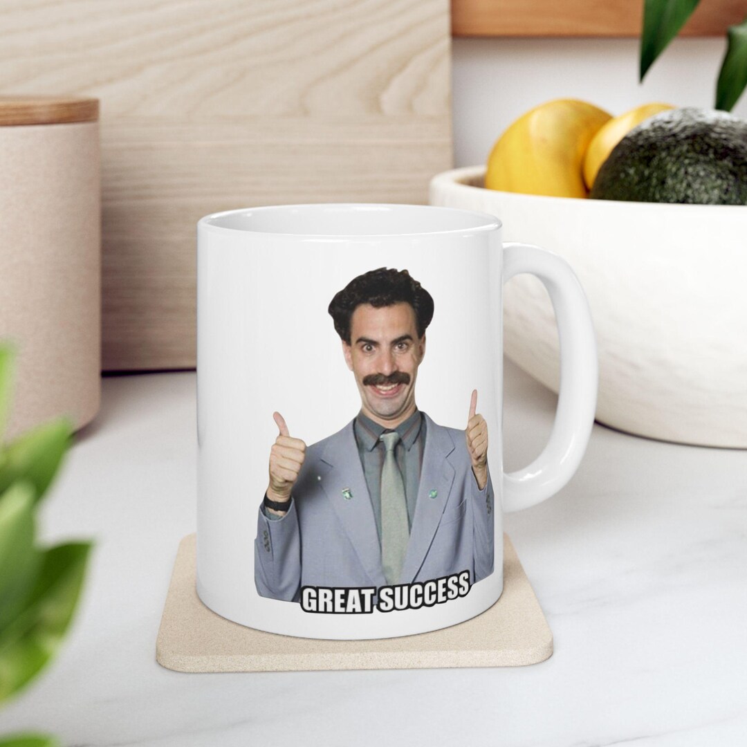 Borat Great Success Coffee Mug, Ceramic Mug | Funny Office Mug - Etsy