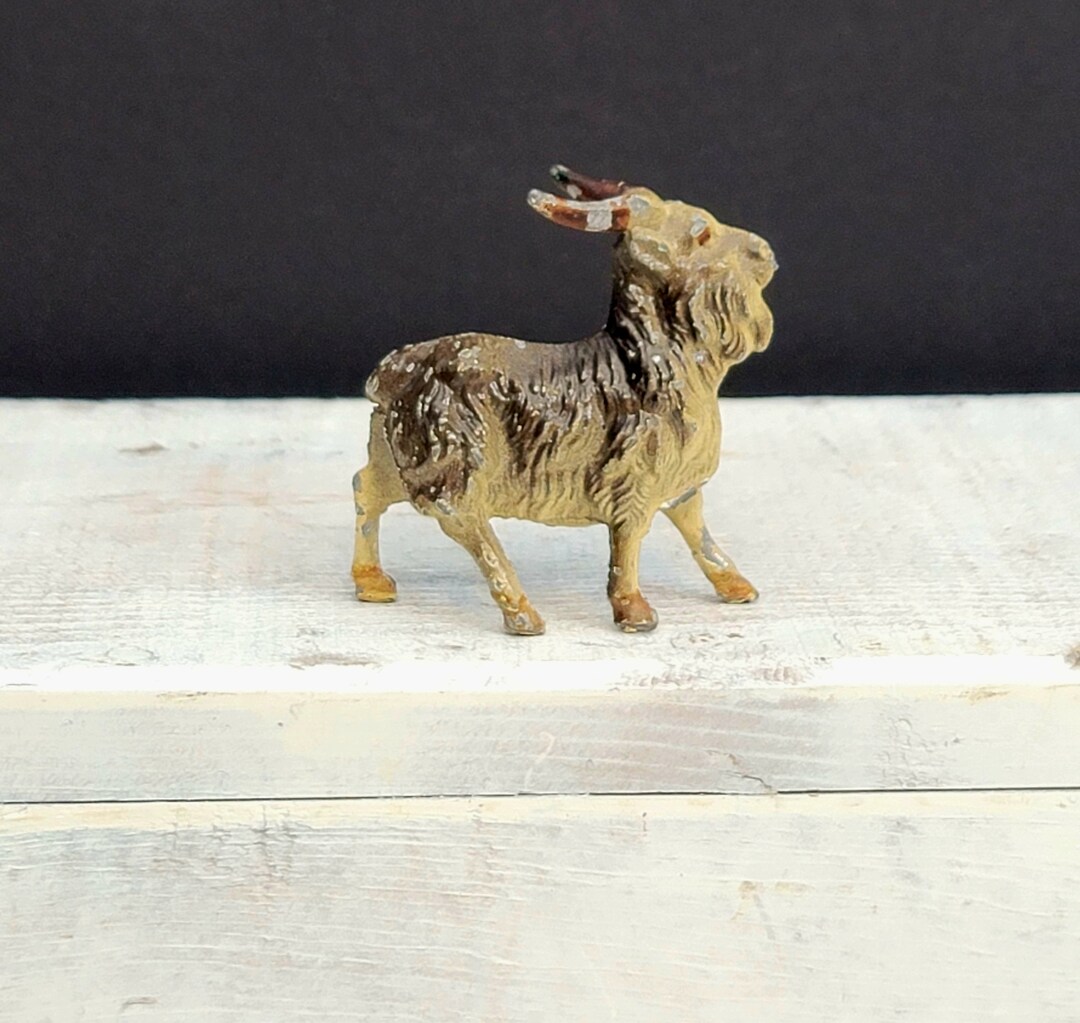 Dnjfc Old Small Metal French Ram Figure Made in France, Ca: 1930s - Etsy