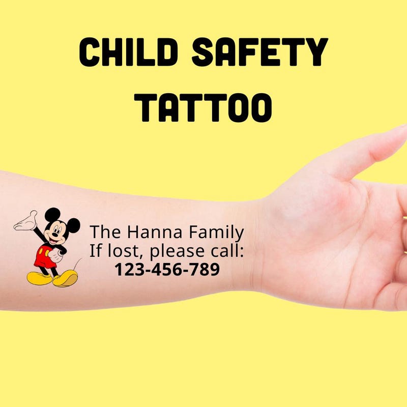 Phone Number Tattoo - Etsy