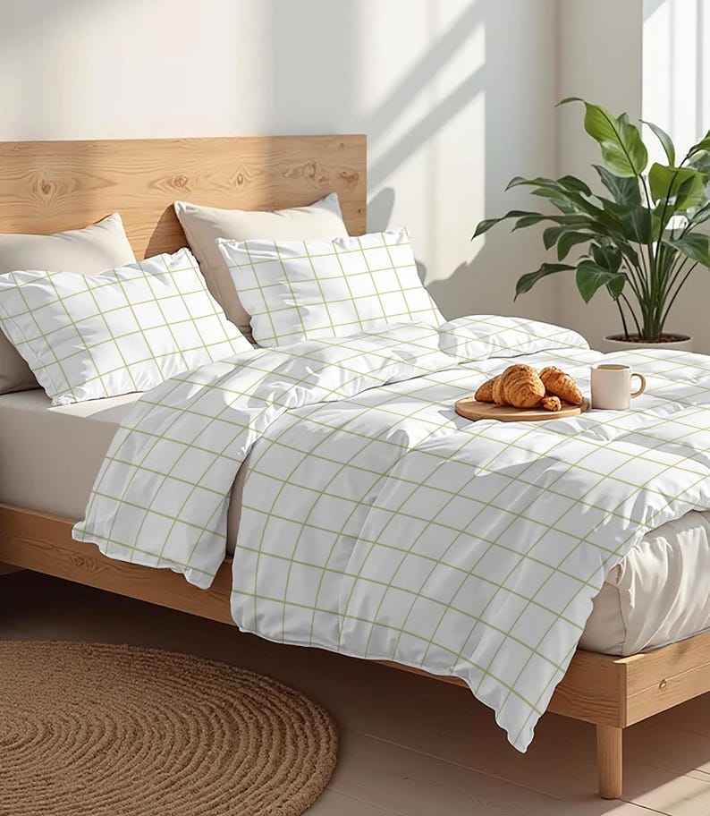 Minimalist Bedding Mockup | Editable PSD File for Duvet & Pillow Design ...