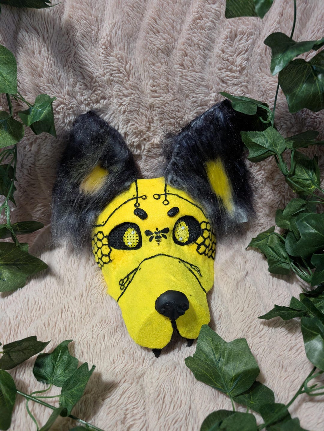 Cyber Bee Mask | Therian Mask | Furry | Cosplay - Etsy