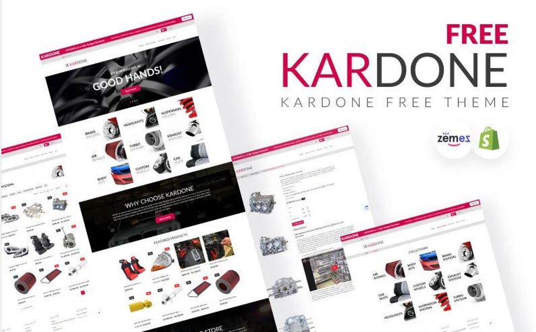 Kardone – Free Auto Parts Shopify Theme | Responsive Ecommerce Template ...