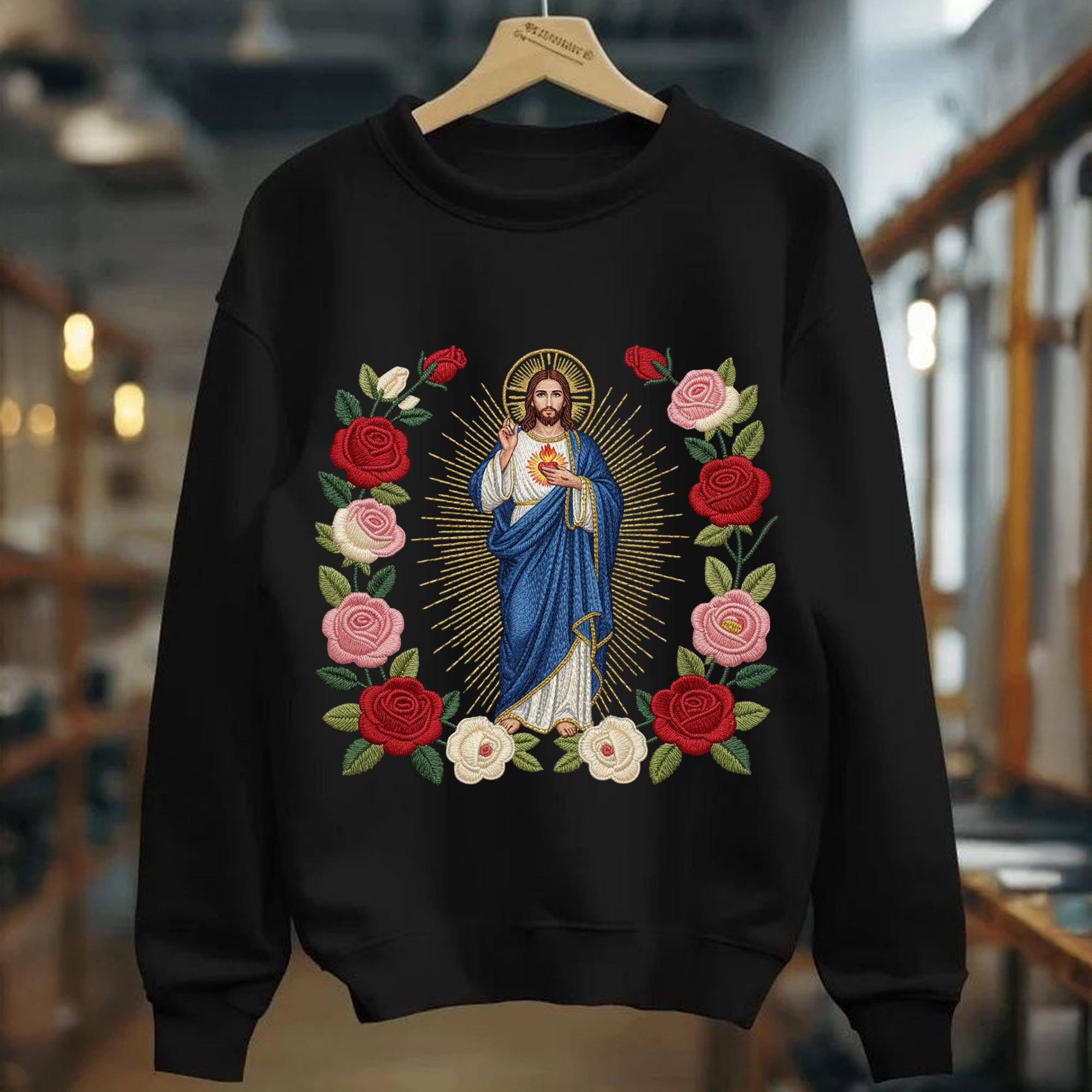 Sacred Heart of Jesus Embroidery Design, Christ Religious Machine ...