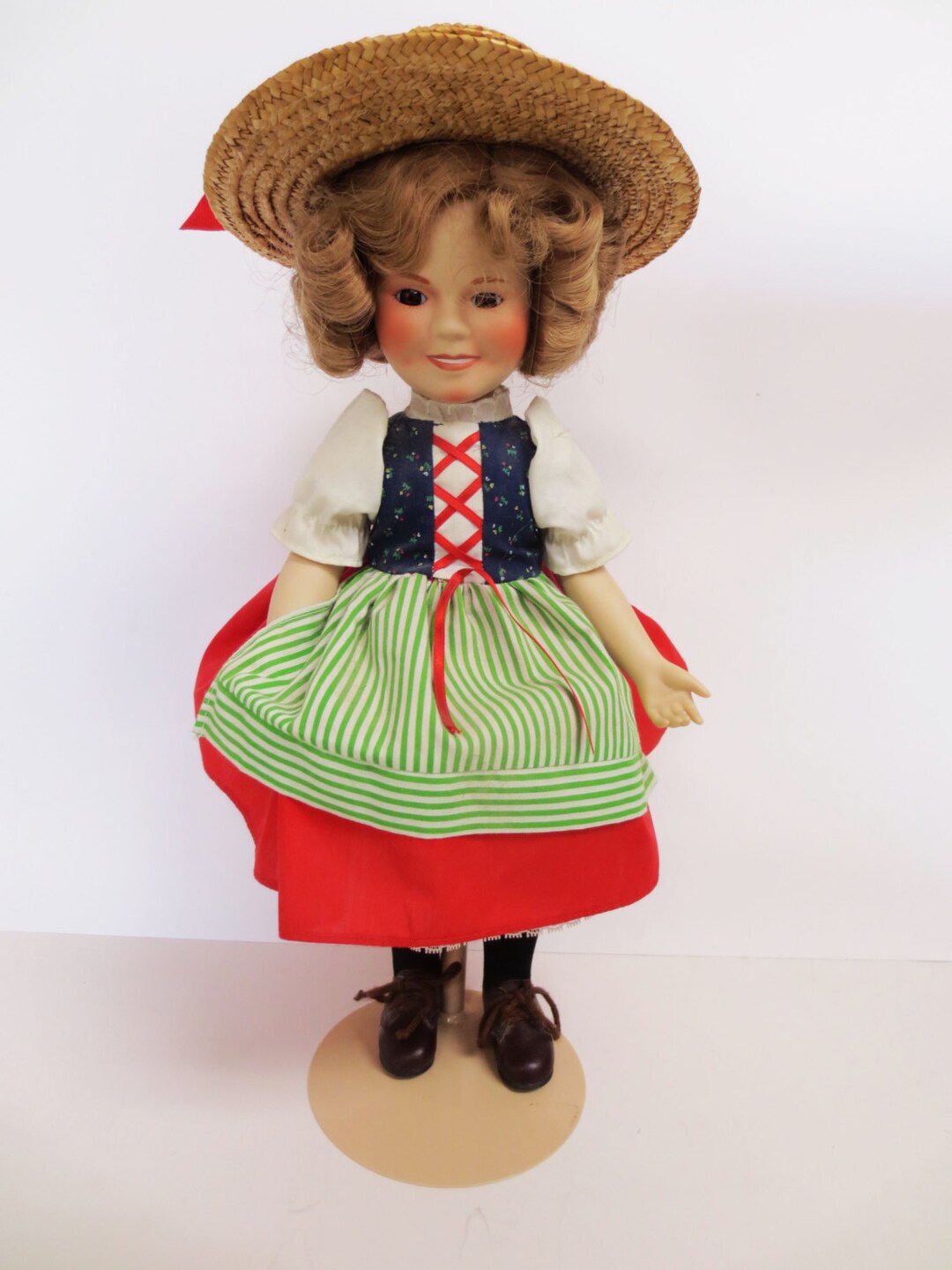 Vintage Shirley Temple Heidi Porcelain Doll - 1980s Collector Doll - Etsy
