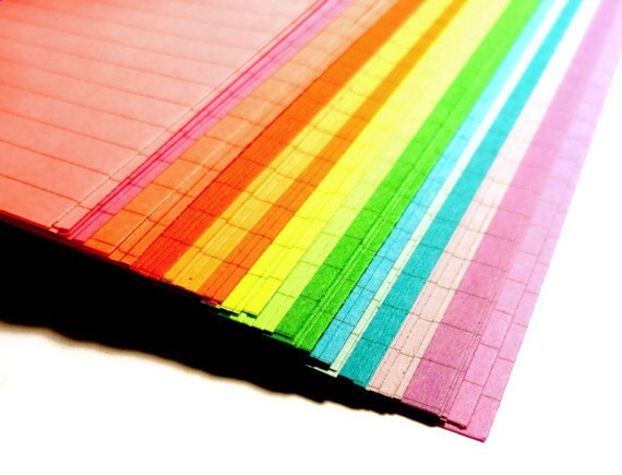 Lined Planner Paper 18 or 54 Sheets - Etsy