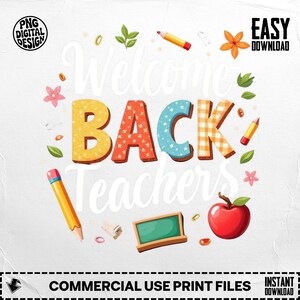 Welcome Back Teachers PNG: School Clipart, Teacher Appreciation ...