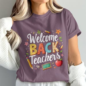 Welcome Back Teachers PNG, Teacher Appreciation, School Clipart, End of ...