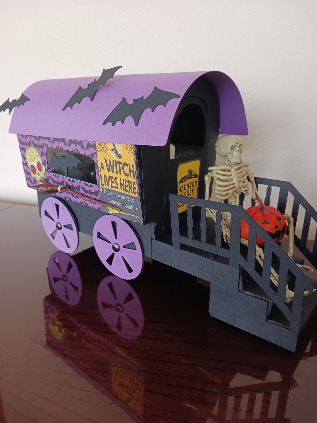 Haunted Halloween Vardo Gypsy Wagon Gift Box - Etsy
