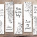 PRINTABLE Wild Zoo Animals Bookmark Set, Set of 5, Funny Cute Punny ...