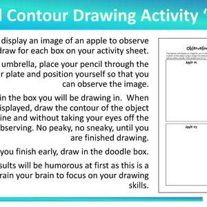 OBSERVATIONAL DRAWING, Art Lesson Plan, Visual Arts, Observational ...