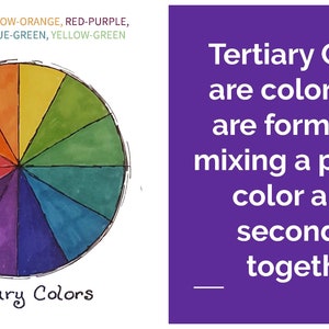 COLOR THEORY Art Lesson Plan, Color Wheel Activity, Elements of Art, 5 ...