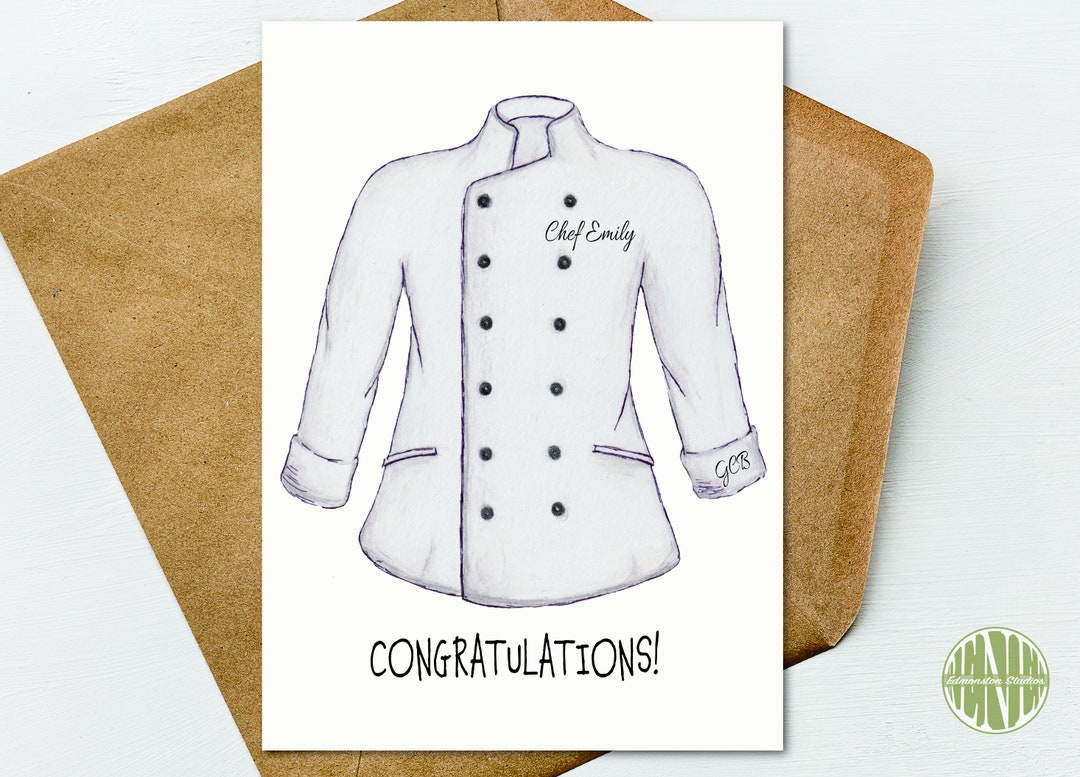 Chef Greeting Card, Congratulations Happy Birthday Food Whisperer Cute ...