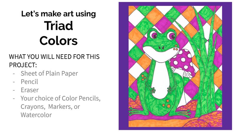 COLOR THEORY Art Lesson Plan Color Wheel Activity Elements - Etsy