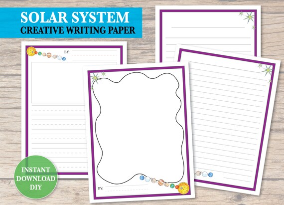 Solar System Writing Template