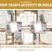 New Year's Game Bundle Printable Activities Games. - Etsy