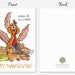 Happy Thanksgiving Card, Funny Greeting Card, Cute Turkey Gobble Til ...