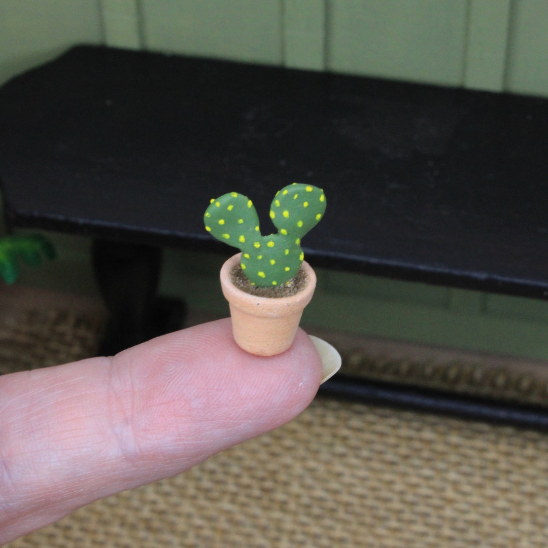 Miniature Cactus A Vintage Dollhouse Succulent Cacti in 1:12 Scale - Etsy