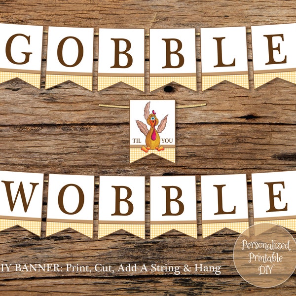Gobble Til You Wobble - Etsy