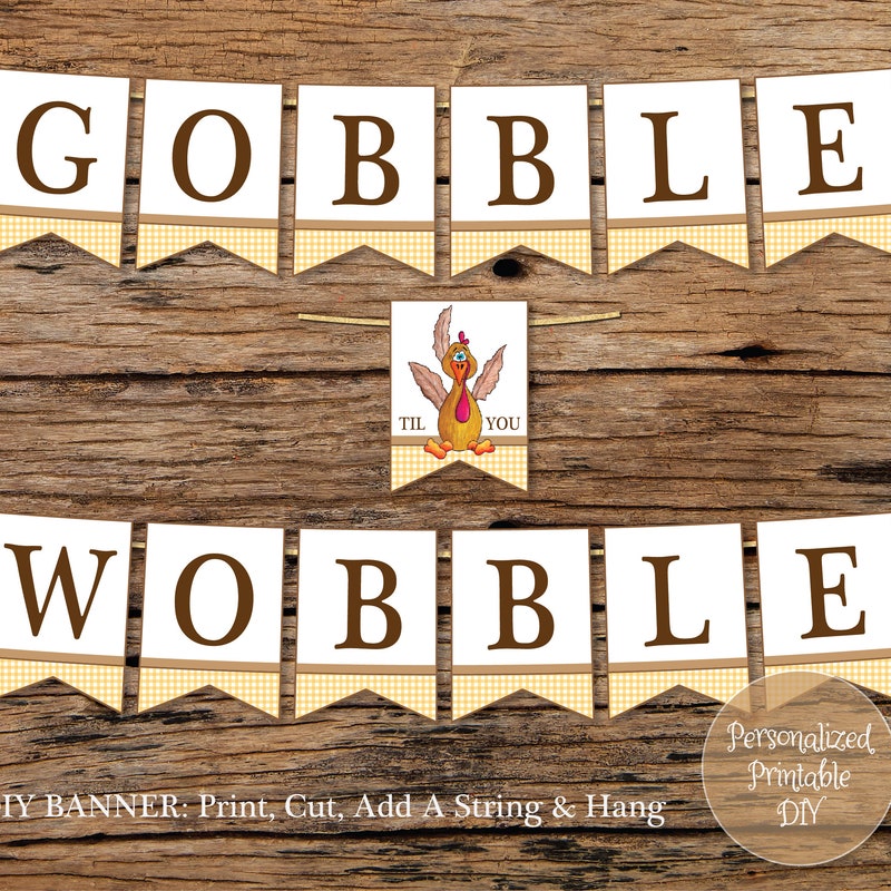 Gobble Til You Wobble - Etsy