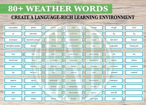 Weather Word Wall