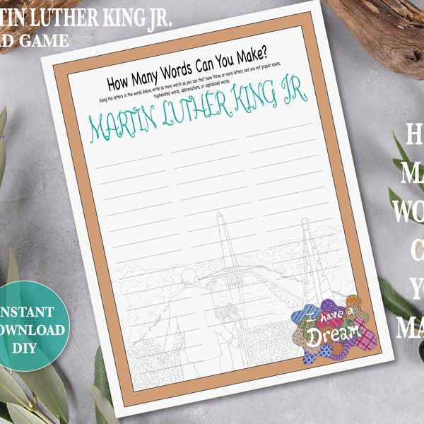 Martin Luther King Jr - Etsy