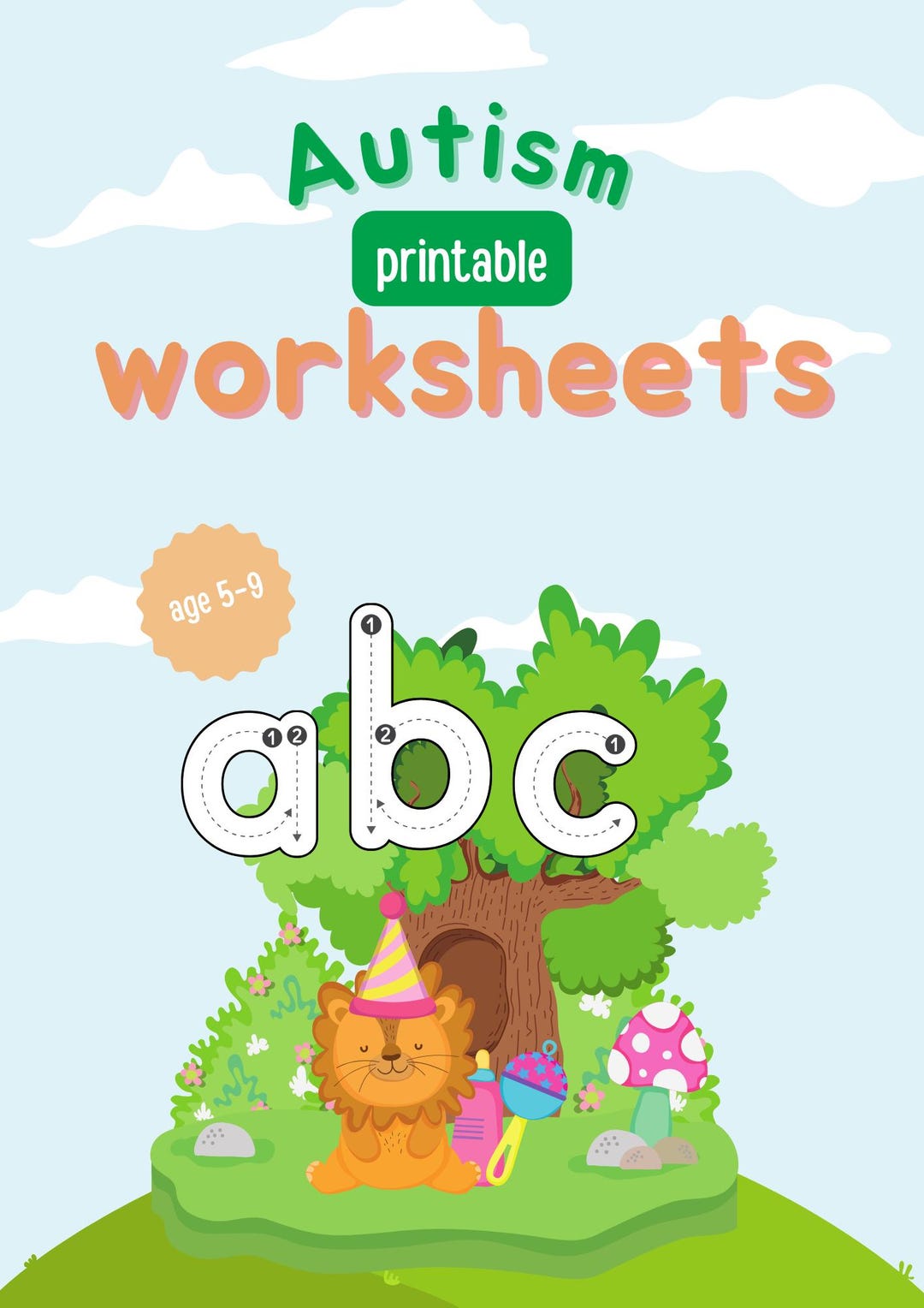 Autism Friendly Worksheets for Children Aged 5-8children Worksheets Age ...