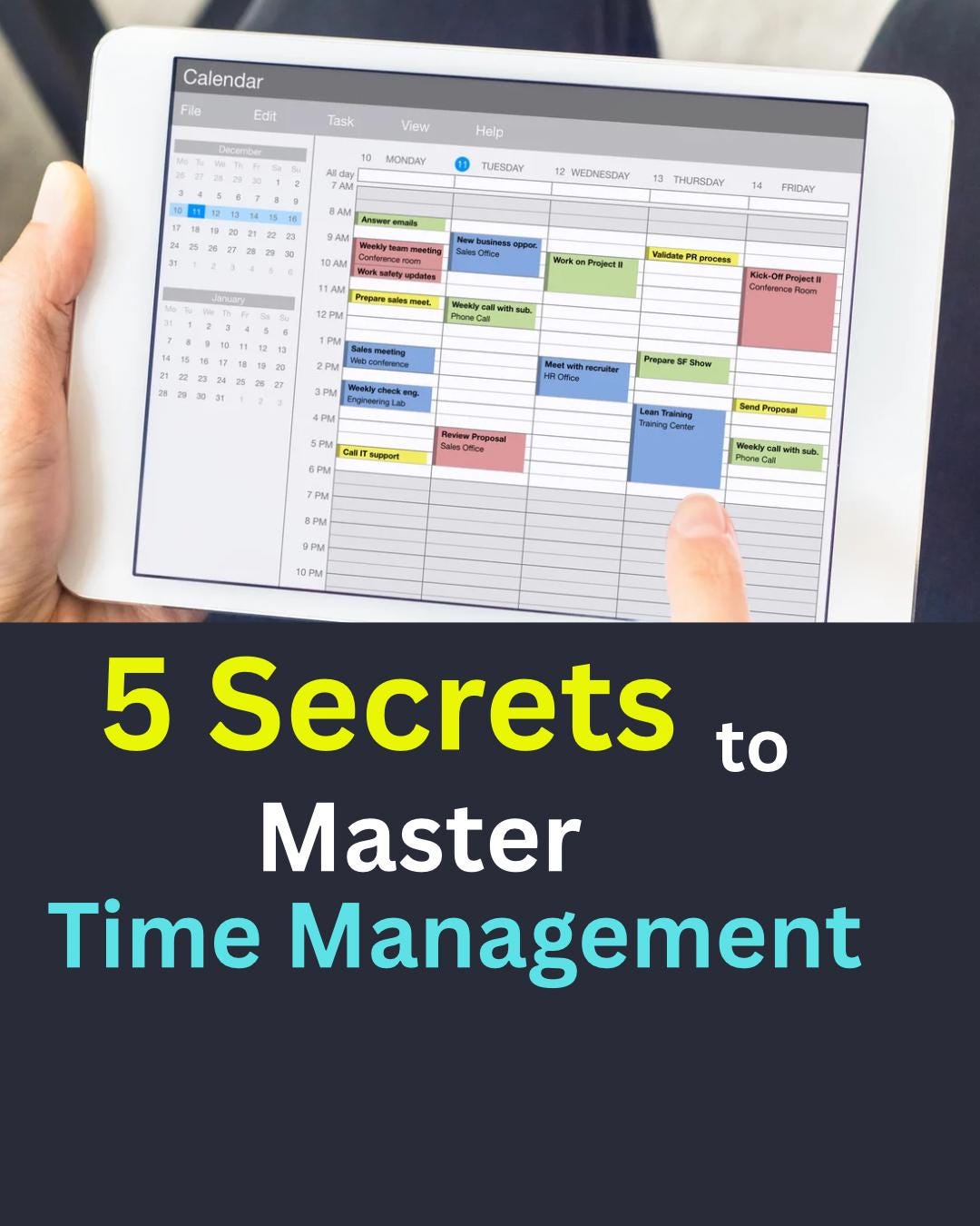 5 Secrets to Master Time Management - Etsy