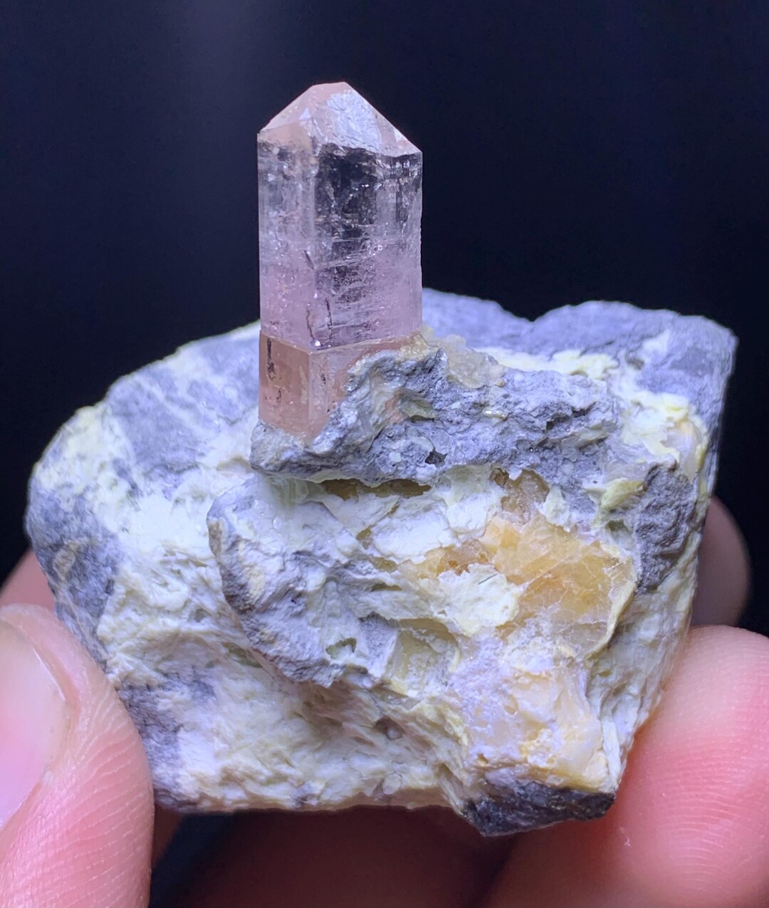 Well-terminated Natural Imperial Pink Topaz (repaired) From Katlang ...