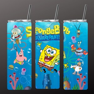 Spongebob Squarepants 20oz Tumbler - Etsy