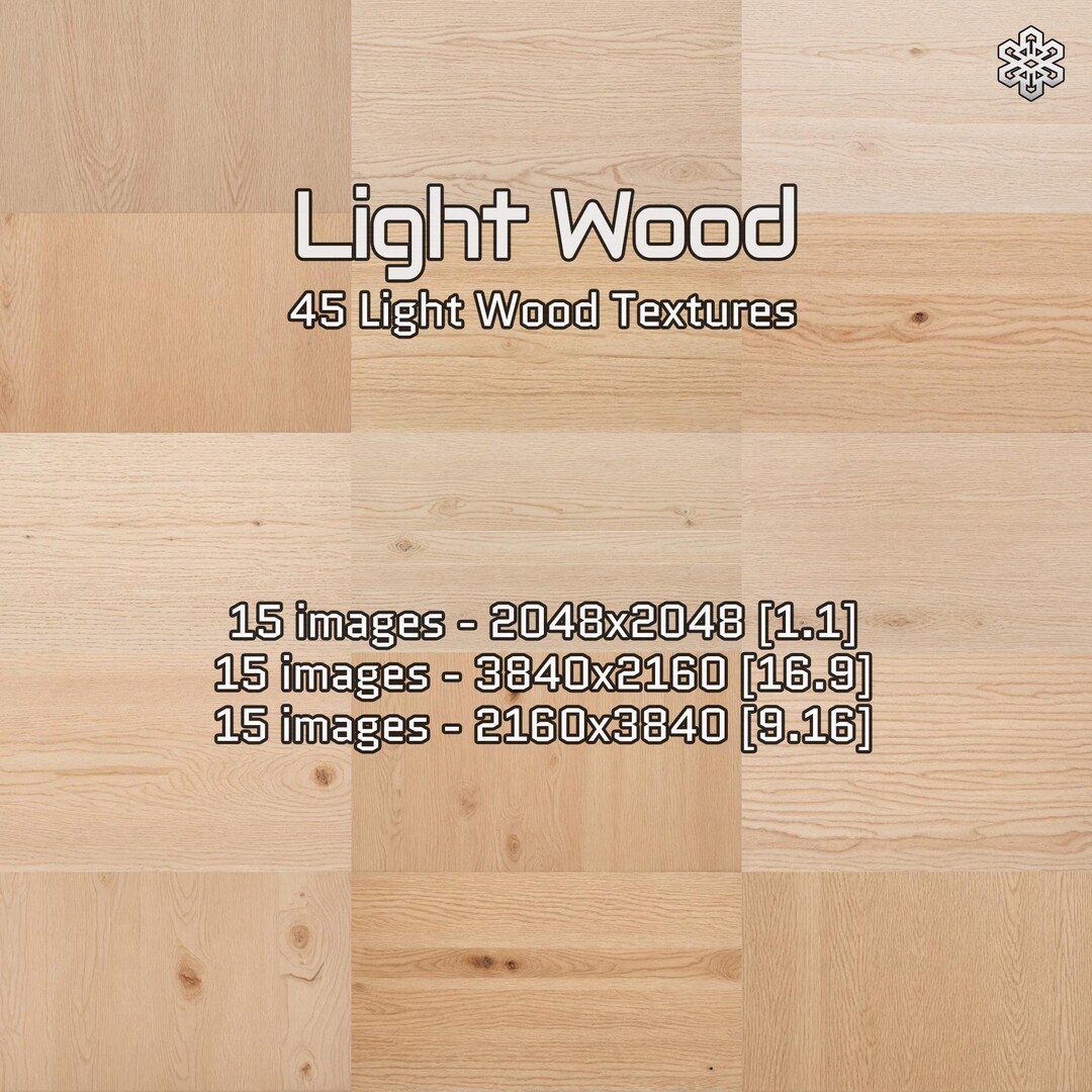 Light Wood Textures Pack – 45 Natural Light Wood Backgrounds | Wooden ...