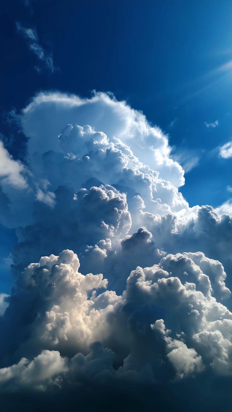 Cloudscape Video Backgrounds – Vertical 4K Sky Footage – Calming Nature ...