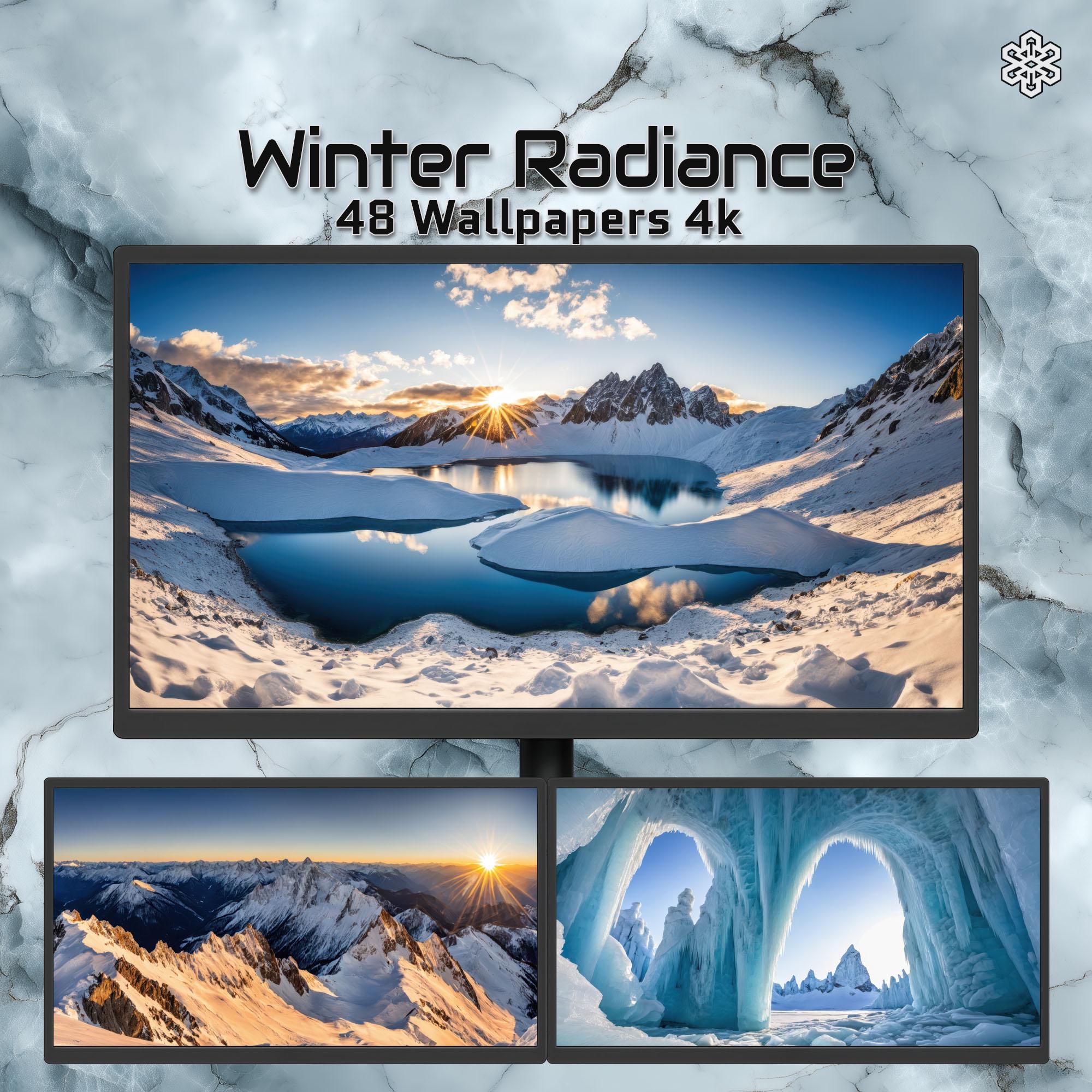 Winter Radiance – 48 Winter Wallpapers 4K | Snow Mountains, Ice ...