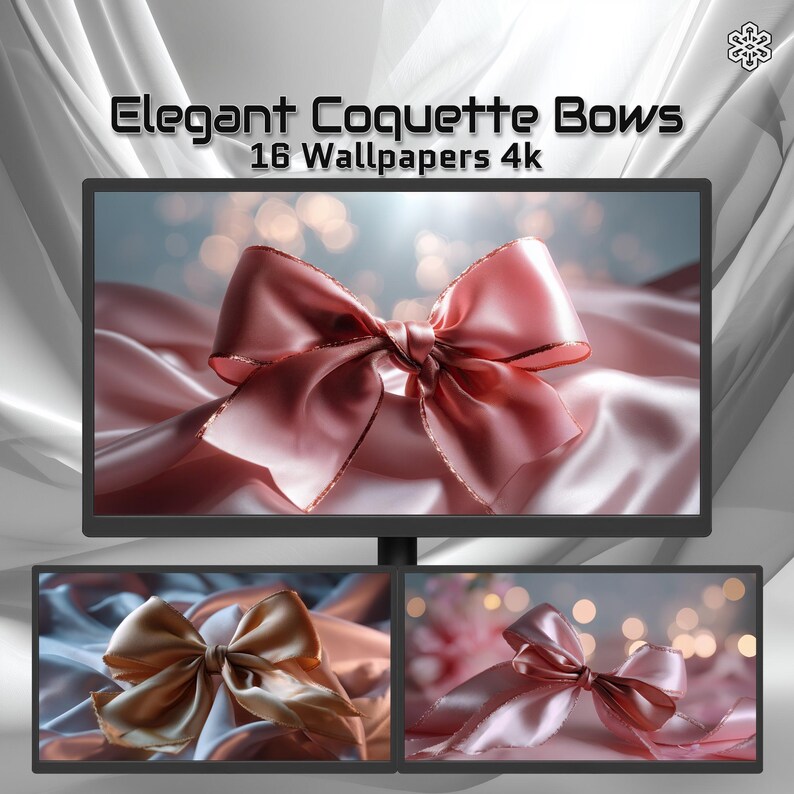 Elegant Coquette Bows – 16 Wallpapers 4K - Etsy