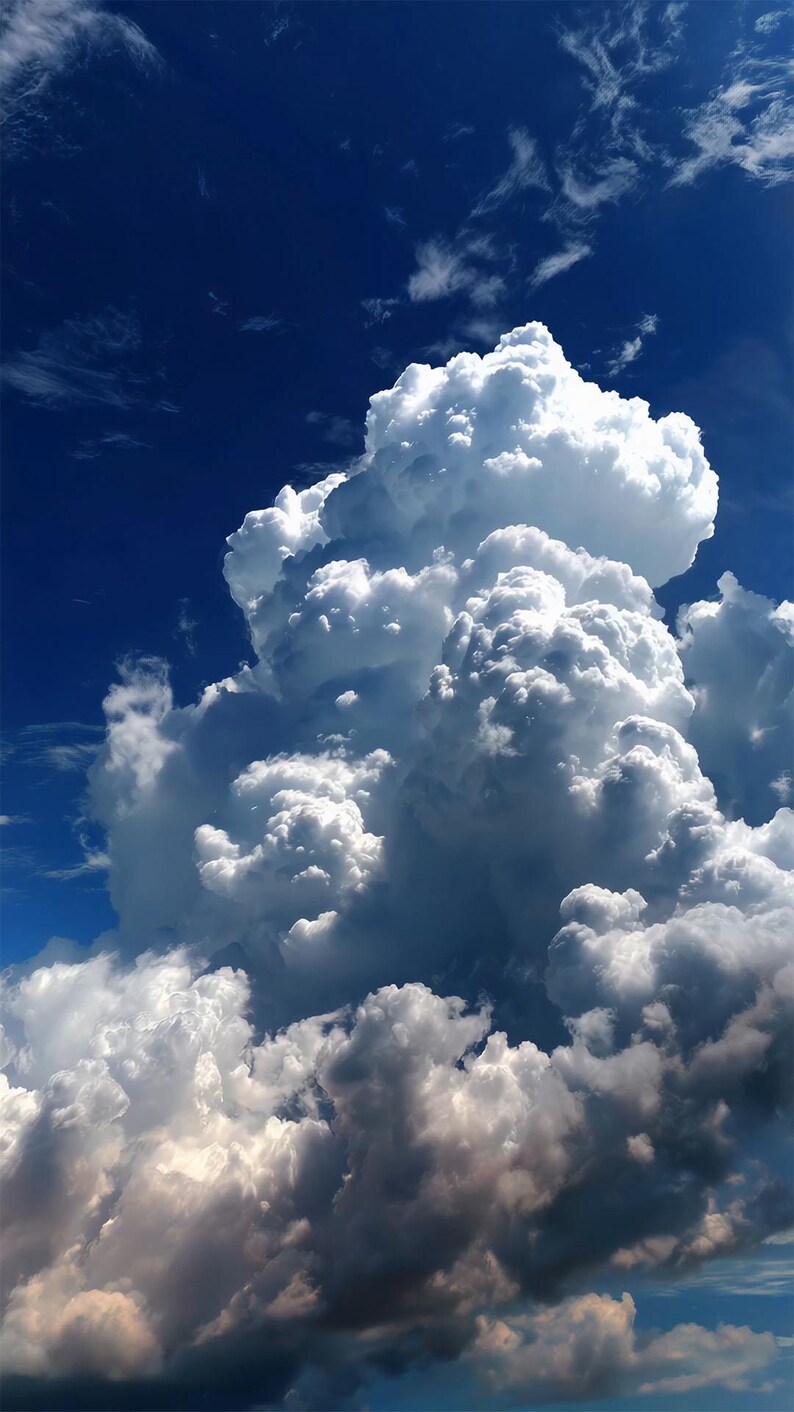 Cloudscape Video Backgrounds – Vertical 4K Sky Footage – Calming Nature ...