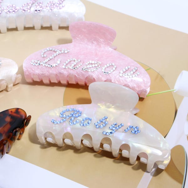 Rhinestone Clip - Etsy