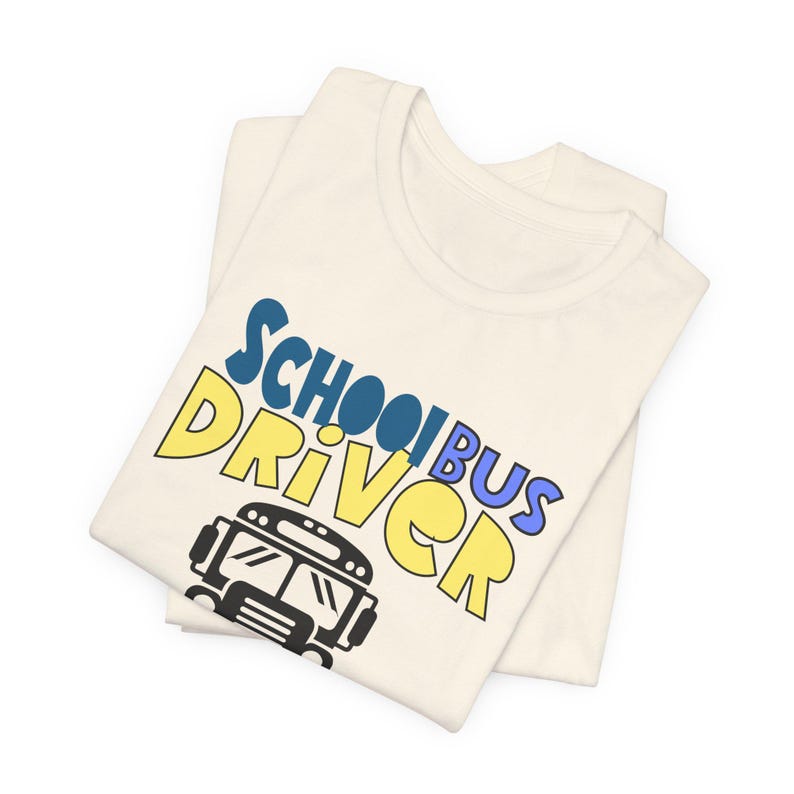 School Bus Driver T-shirt, Love My Job Graphic Tee, Funny ...