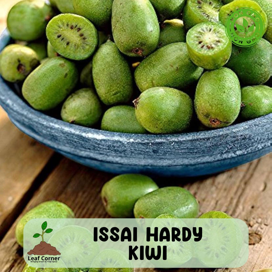 Issai Hardy Kiwi Vine, Self Fertile Live Starter Plant, Fresh Fruit ...