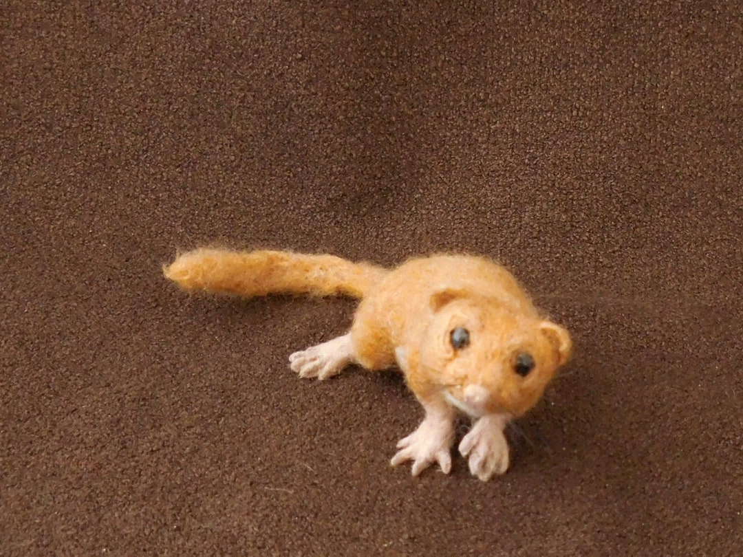 Dormouse Shoulder Pet - Wearable, Magnetic Hazel Dormouse - Lifelike ...