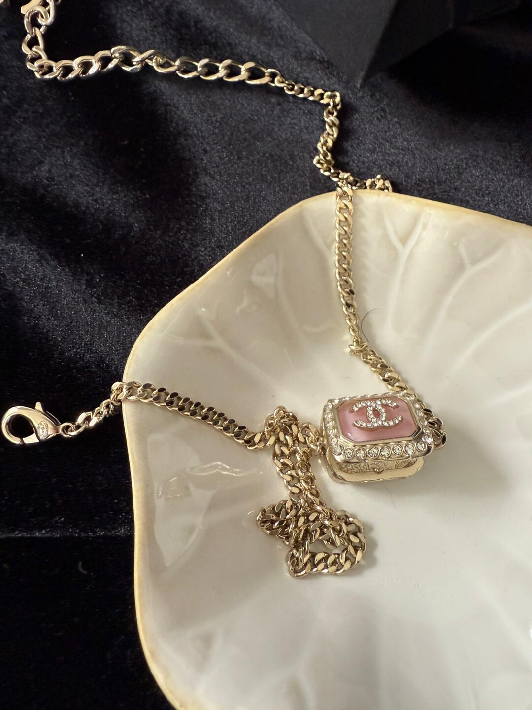 Authentic Vintage Chanel Lock It Necklace - Etsy