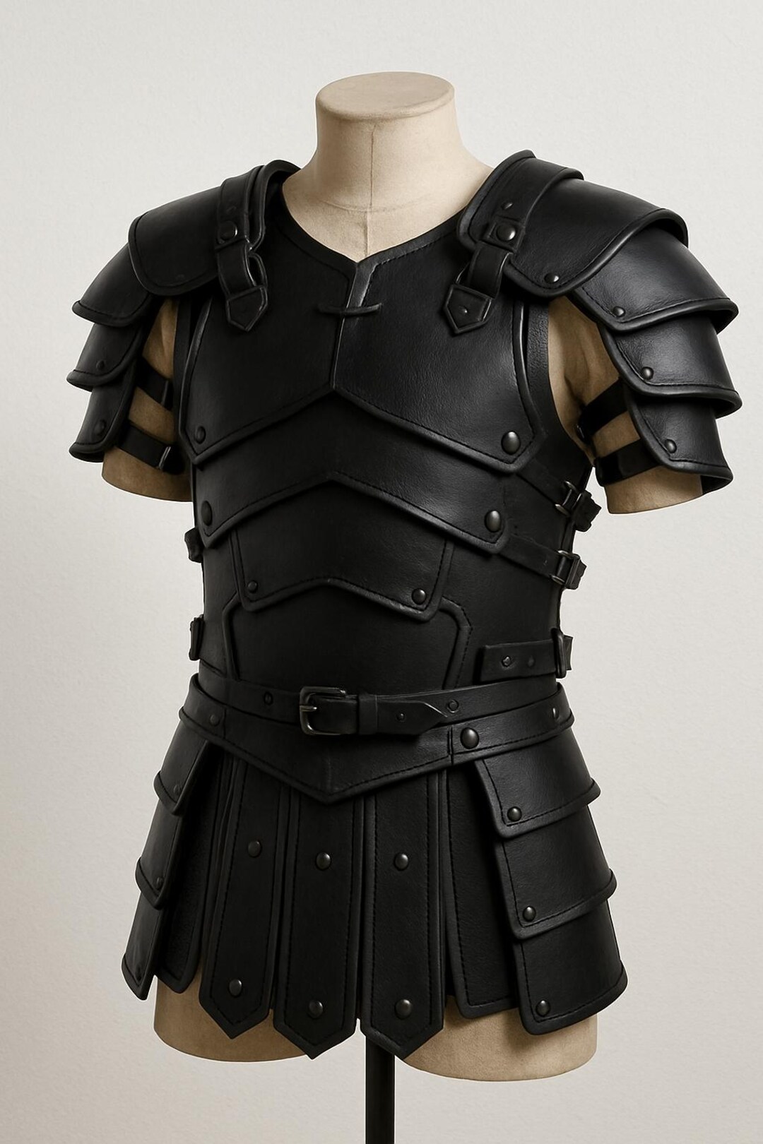 Handcrafted Leather Cuirass Armor,adjustable Lacing & Brass Buckles ...