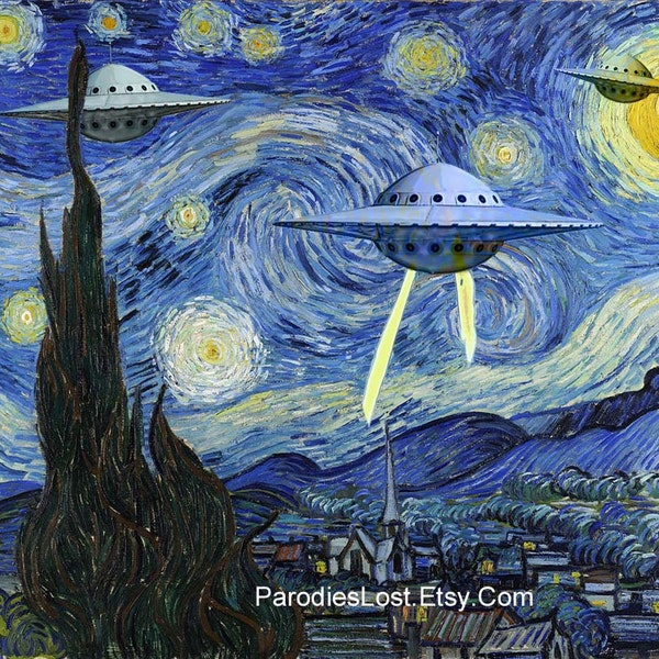 Starry Night Parody - Etsy